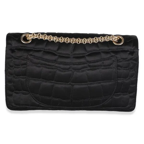 Chanel Croc Satin Reissue 225 Flap Bag