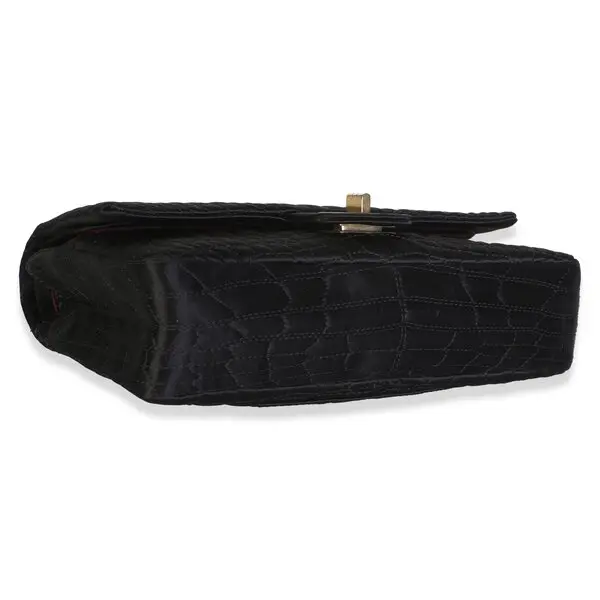 Chanel Croc Satin Reissue 225 Flap Bag