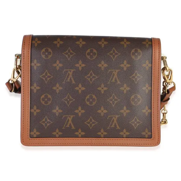 LOUIS VUITTON Reverse Monogram Canvas Dauphine Mm - Brown