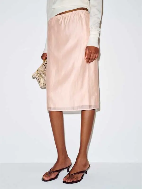 REFORMATION Elana Skirt Light
