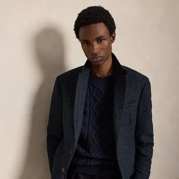 Ralph Lauren Polo Tailored Fit Tweed Suit Jacket