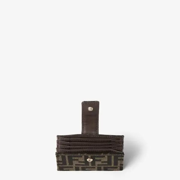 Fendi Ff Jacquard Card Case