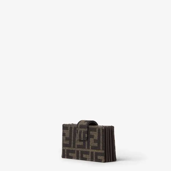 Fendi Ff Jacquard Card Case