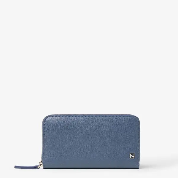 Fendi Ff Zip-around - Light Blue