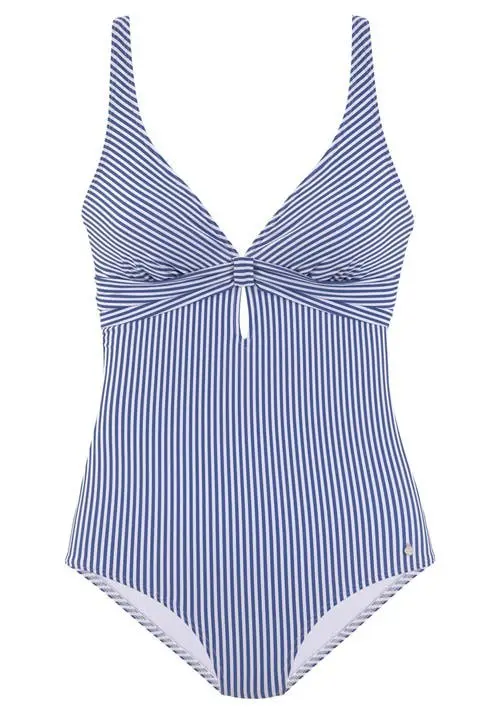 LASCANA Striped One Piece Swimsuit