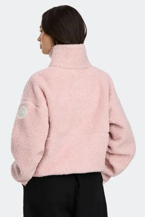 Canada Goose Simcoe Zip Up Fleece Jacket White Disc