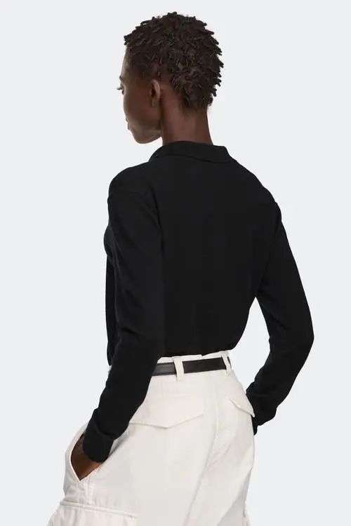 Canada Goose Melrose Knit Long Sleeve Polo