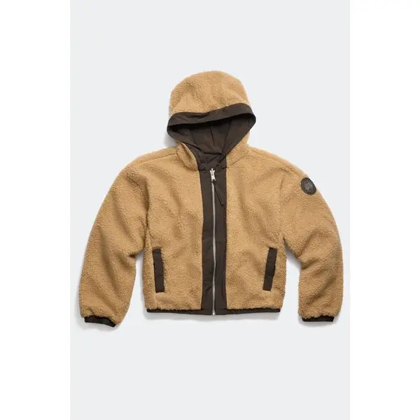Canada Goose Alberni Reversible Fleece Bomber - Ecru Beige/terra