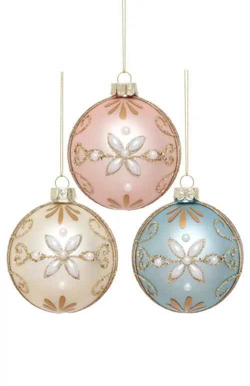 MARK ROBERTS Floral Pearl Ornament