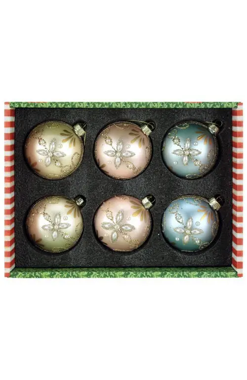 MARK ROBERTS Floral Pearl Ornament