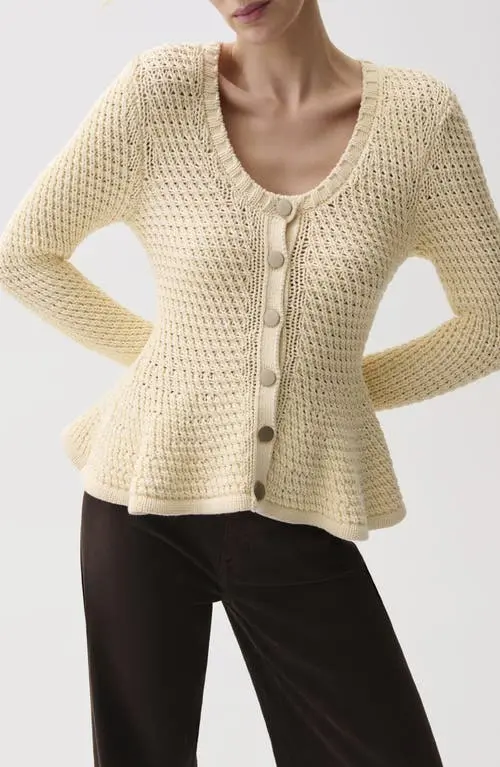 PISTOLA Elina Open-stitched Cardigan - Prosecco