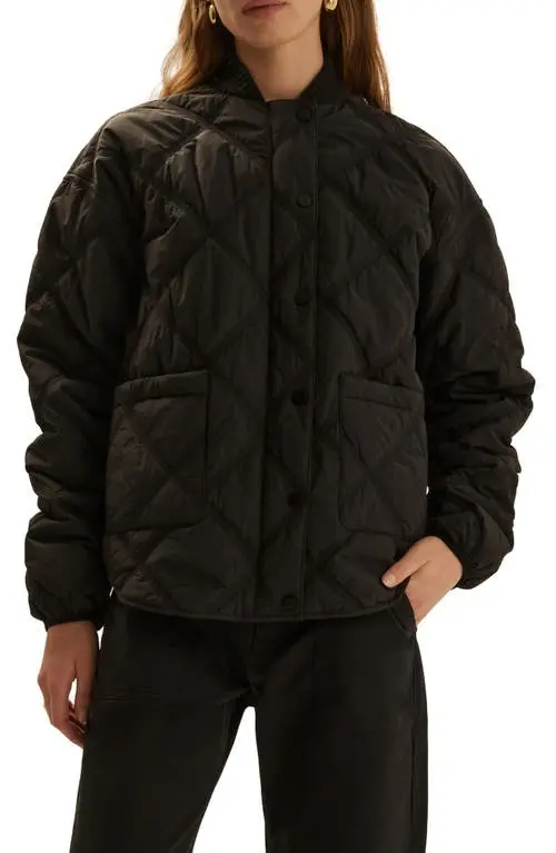 FAVORITE DAUGHTER Take A Stroll Quilted Jacket