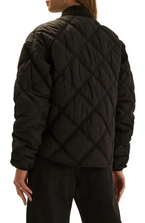 FAVORITE DAUGHTER Take A Stroll Quilted Jacket