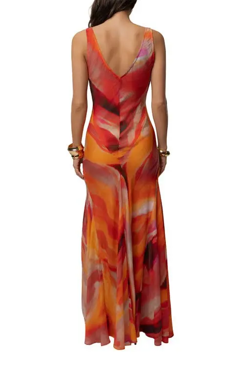 JLUXLABEL Prism Tide Maxi Dress