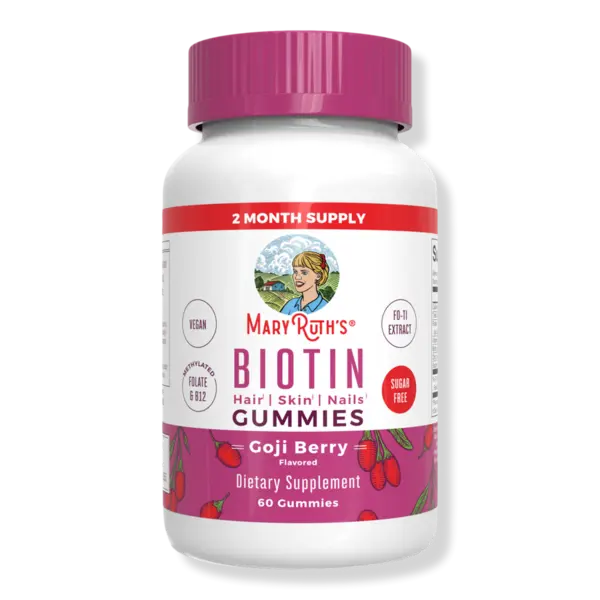 MARYRUTH'S Biotin Gummies Goji Berry - One-color