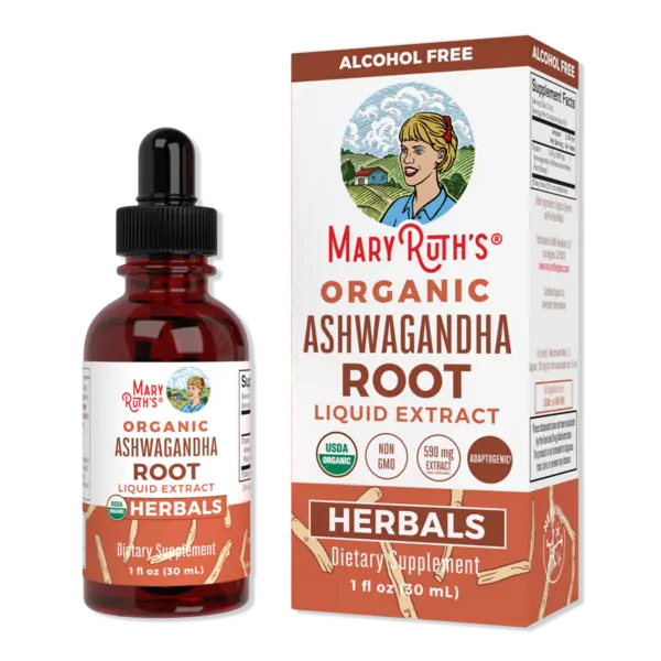 MARYRUTH'S Organic Ashwagandha Root Liquid Extract