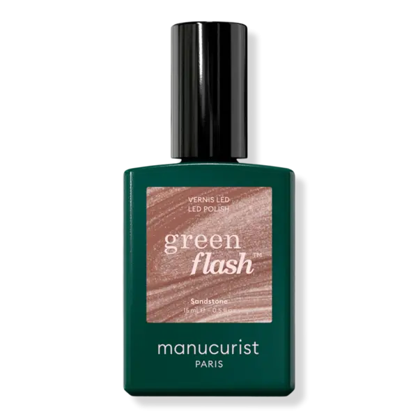 MANUCURIST Green Flash Led Gel Nail Polish, Non-toxic Nail Polish - Sandstone