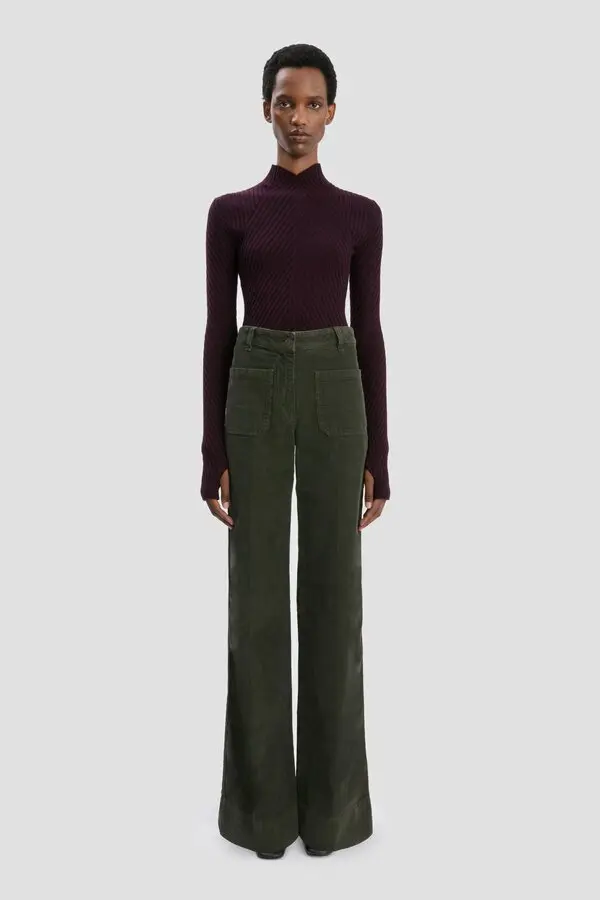 Victoria Beckham Alina Corduroy Jean