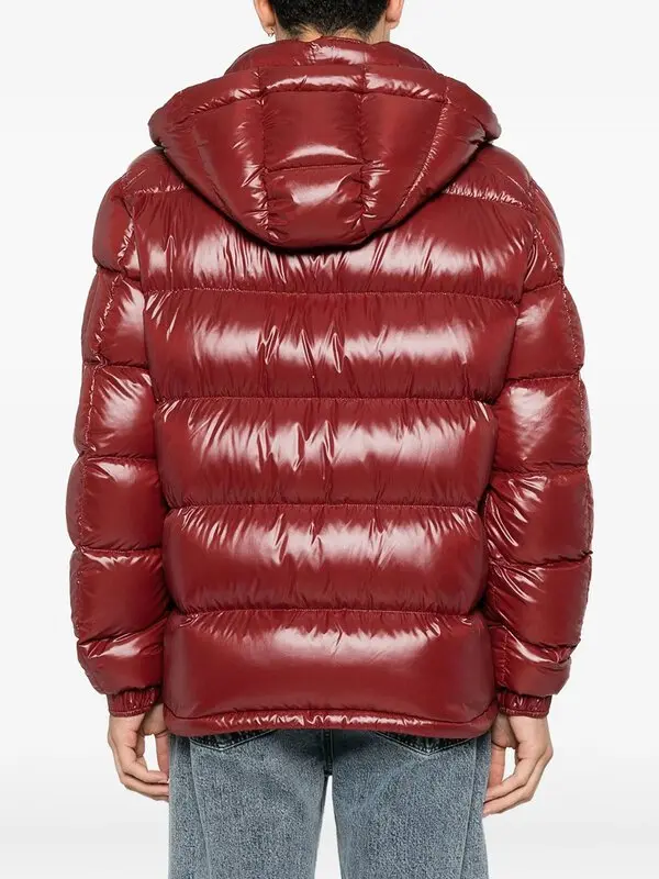 Herno Glossy Puffer Jacket With Hood - Red
