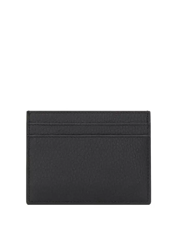 Saint Laurent Card Holder "tiny Cassandre" In Grai