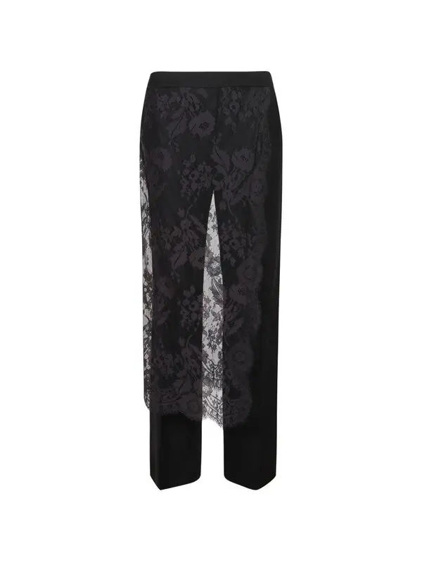 Zimmermann Valiant Lace Wool Trousers