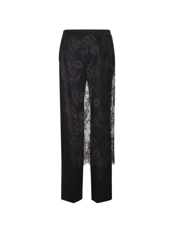 Zimmermann Valiant Lace Wool Trousers