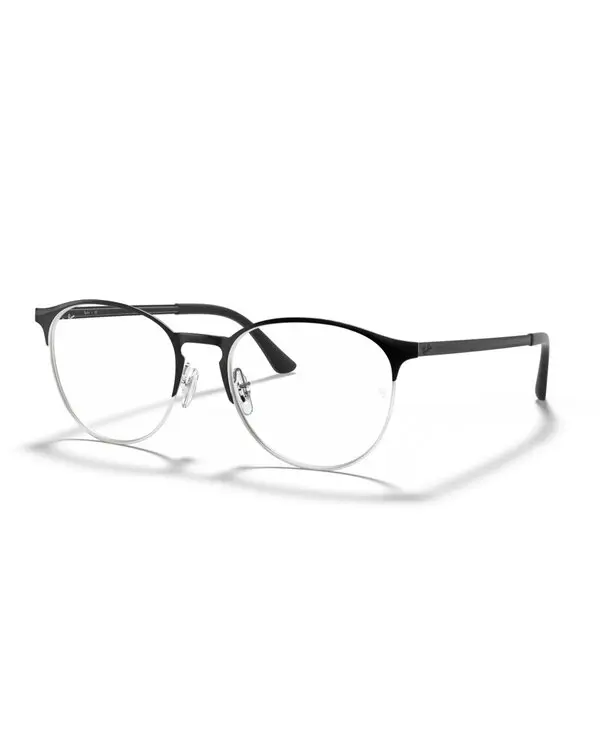 Ray-ban Eyeglasses - Black On Silver