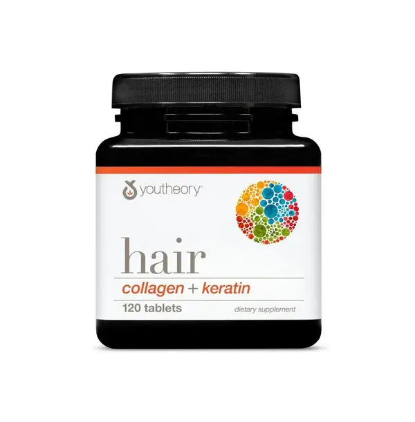 YOUTHEORY Hair Collagen Plus 120 Tablets
