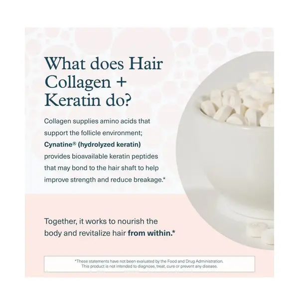 YOUTHEORY Hair Collagen Plus 120 Tablets