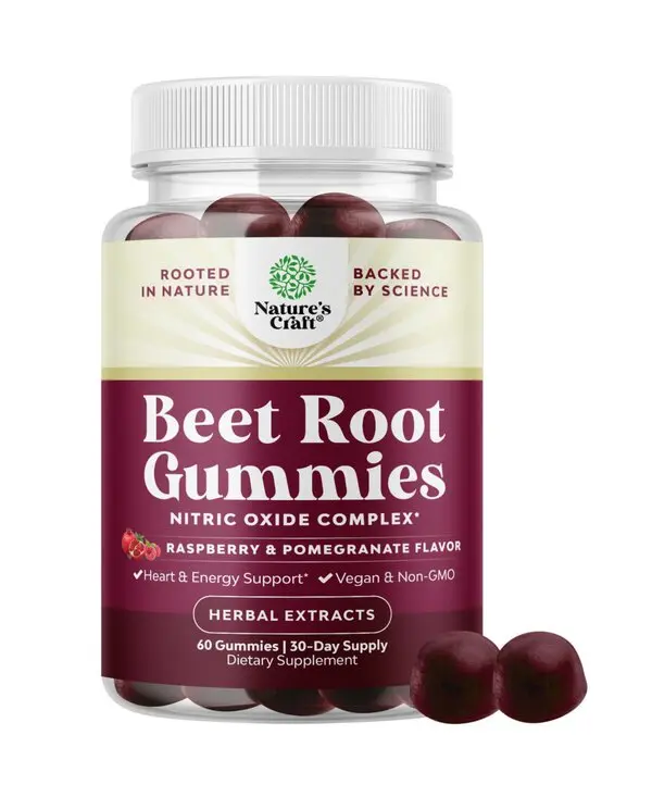NATURE'S CRAFT Beet Root Gummies With Grapeseed