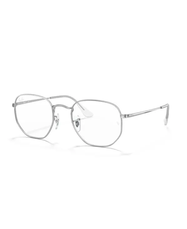Ray-ban Hexagonal Optics Eyeglasses - Silver