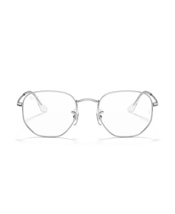 Ray-ban Hexagonal Optics Eyeglasses - Silver