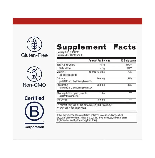 METAGENICS Bone Builder Prime Mchc Calcium Complex For Bone Density And Strength With Calcium