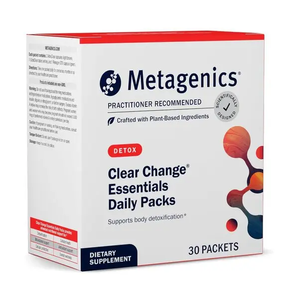 METAGENICS Clear Change Daily Essentials Detox And Gut Health Support