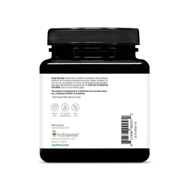 YOUTHEORY High Potentcy Omega-3 Fish Oil