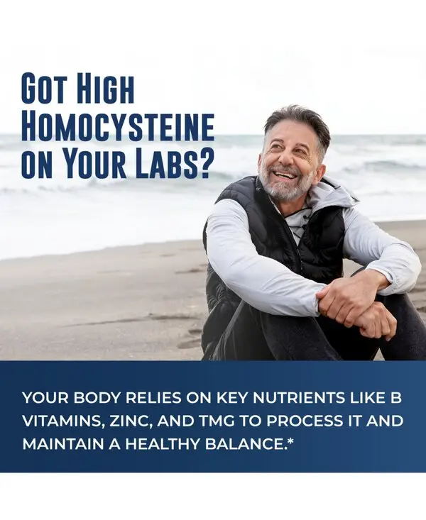 LEFT COAST PERFORMANCE Homocysteine Support Capsules With Methylated B Complex Vitamins And Tmg