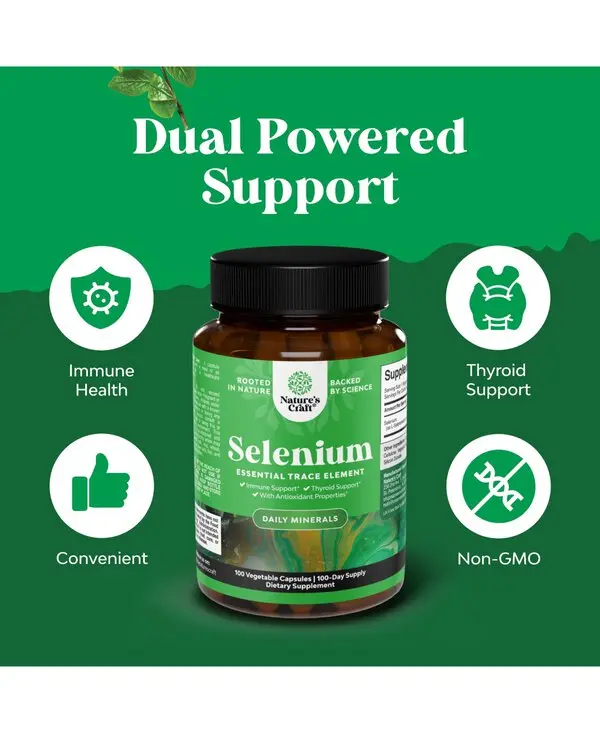 NATURE'S CRAFT Selenium 200mcg Capsules