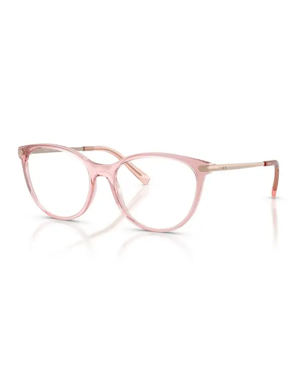 A|X ARMANI EXCHANGE Eyeglasses - Shiny Transparent Pink
