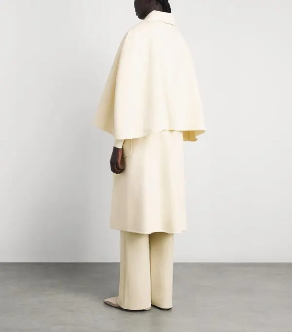 WOLK MORAIS Cashmere Belted Inverness Coat