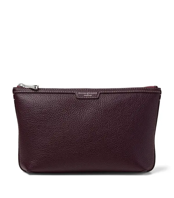 ASPINAL OF LONDON Leather Hudson Toiletry Bag