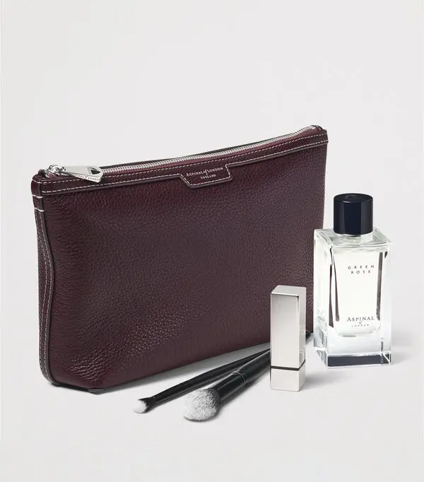 ASPINAL OF LONDON Leather Hudson Toiletry Bag