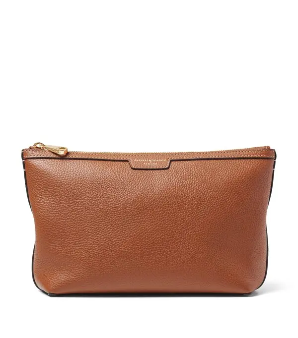 ASPINAL OF LONDON Leather Hudson Toiletry Bag