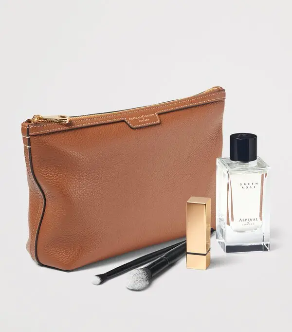 ASPINAL OF LONDON Leather Hudson Toiletry Bag