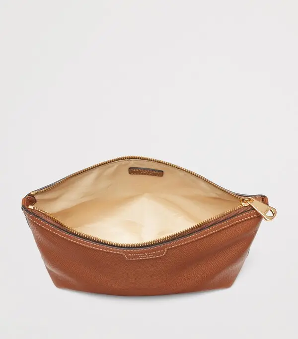 ASPINAL OF LONDON Leather Hudson Toiletry Bag