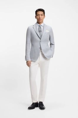BOSS Slim-fit Cotton-blend Pants
