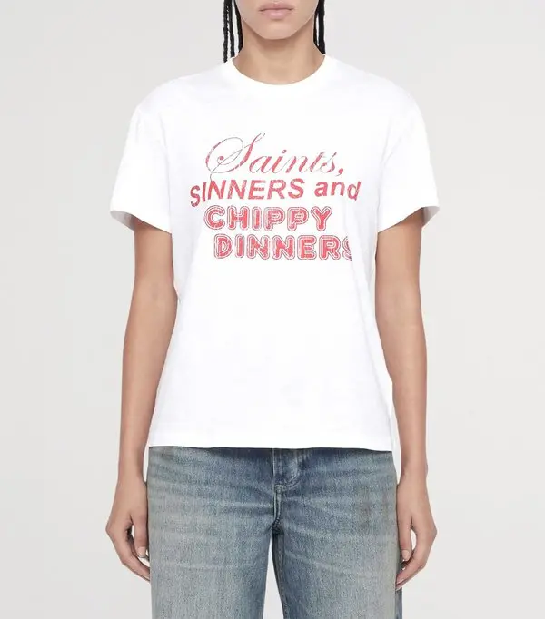 ALLSAINTS Cotton Chippy Addi T-shirt
