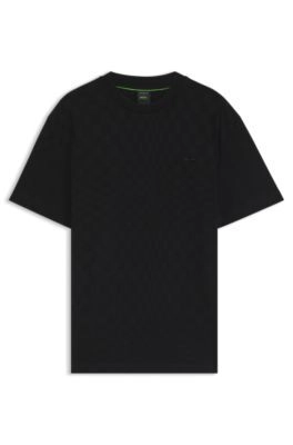 BOSS Porsche X Cotton T-shirt With Pasha Pattern