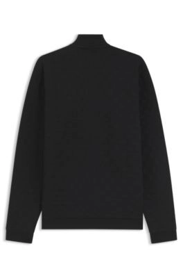 BOSS Porsche X Zip-up Sweatshirt With Pasha-check Jacquard