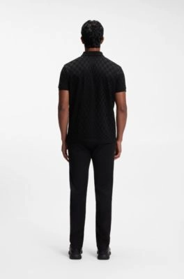 BOSS Porsche X Polo Shirt With Pasha Pattern