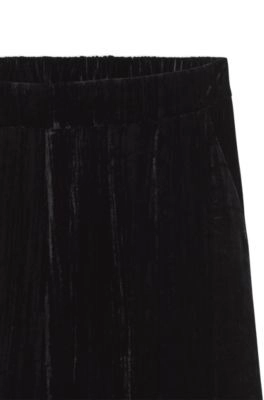 Hugo Relaxed-fit Pants In Velvet